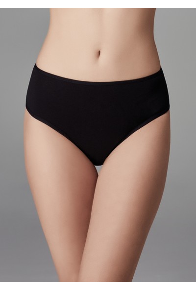 Dagi Kadın 3'Lü Yüksek Bel Slip Siyah