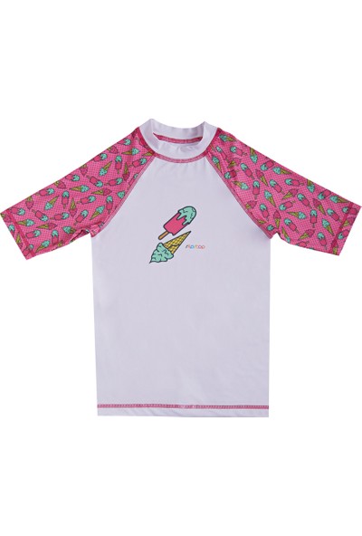 Slipstop Ice Cream Kız Çocuk UV Korumalı Tshirt
