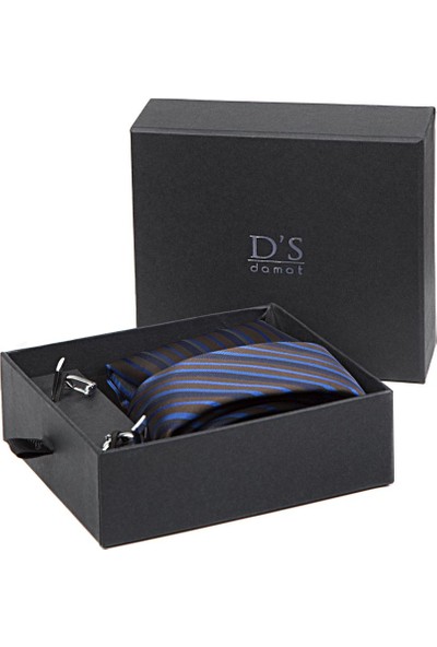Ds Damat Standart Kravat Mendil Kol Düğmesi Kravat-mendil Set