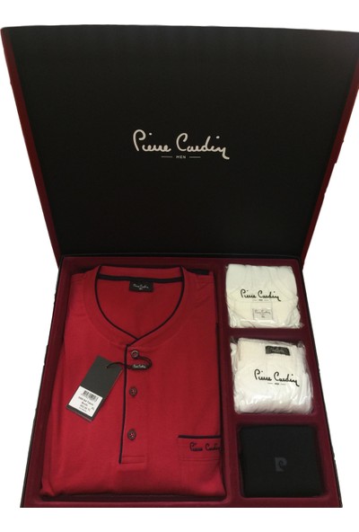 Pierre Cardin Erkek Damat Çeyiz Pijama 5 Parça Set Pierre Cardin Erkek Damat Çeyiz Pijama 5 Parça Set