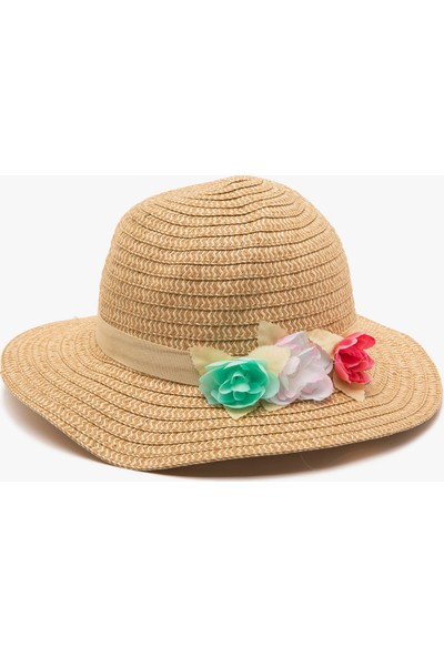 Koton Kız Çocuk Çiçekli Şapka