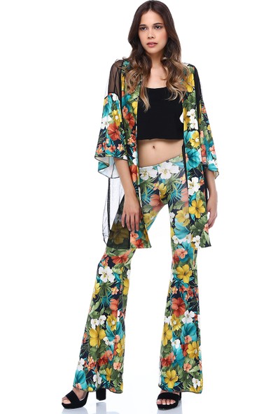 Quincey Çiçekli Pantolon