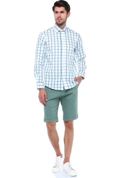 Centone Rahat Kalıp Bermuda Şort -16-0125 Centone Rahat Kalıp Bermuda Şort -16-0125