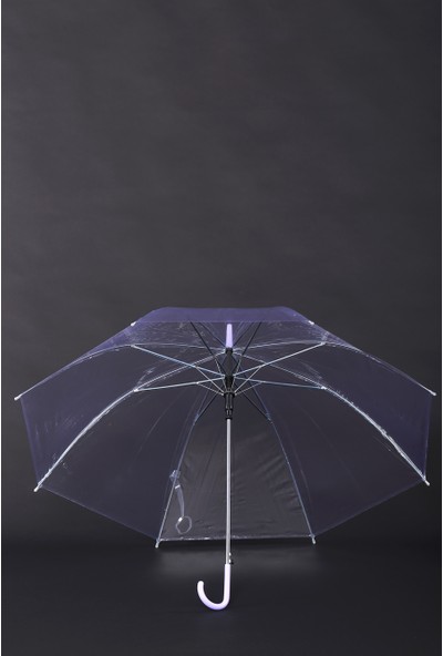 Barrels and Oil Kadın Rainwalker Şeffaf Şemsiye