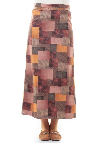 Soral Kalem Etek Arka Kapalı Yırtmaç Soral Kalem Etek Arka Kapalı Yırtmaç