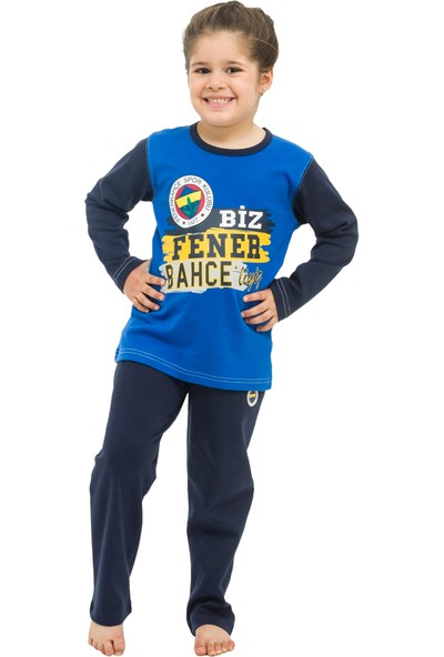 Fenerbahçe Lisanslı Pijama Lacivert