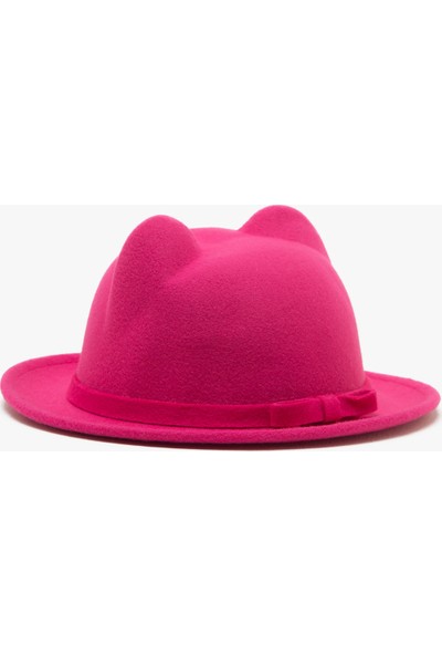 Koton Kids Kız Çocuk Fiyonk Detaylı Şapka Fuşya