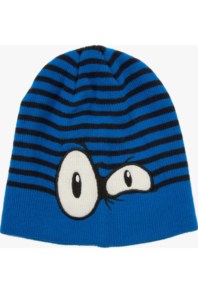 Koton Kids Erkek Çocuk Baskılı Bere Saks Koton Kids Erkek Çocuk Baskılı Bere Saks