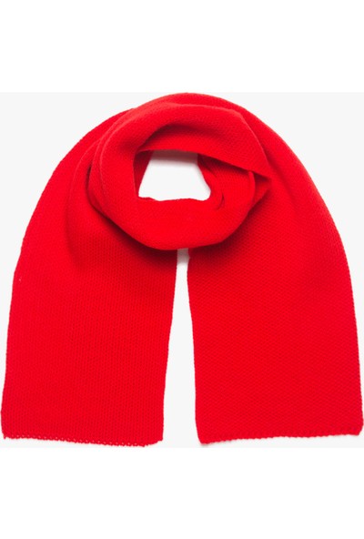 Koton Kids Erkek Çocuk Düz Atkı Kırmızı