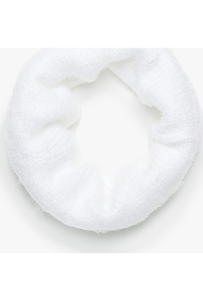 Koton Kids Kız Çocuk Düz Atkı Ekru