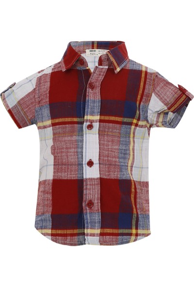 Soobe Pop Boys Kısa Kol Gömlek Kırmızı