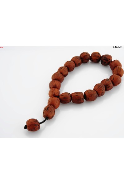 Umt 17 Lik Doğal Andız Ağacı Tesbih Kahverengi