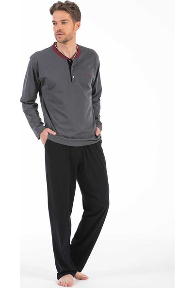 Pierre Cardin 5387 Penye Pijama Füme M Pierre Cardin 5387 Penye Pijama Füme M