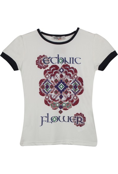 Badi Junior Kız Taşlı Tişört