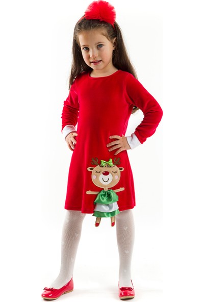 Denokids Yaramaz Geyik Elbise Denokids Yaramaz Geyik Elbise