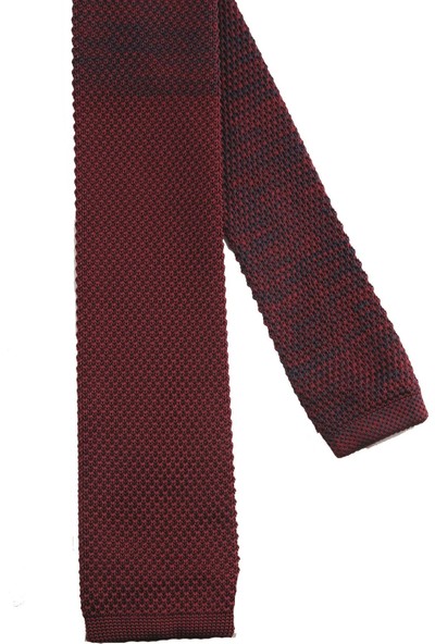 La Pescara Bordo Kırçıllı Örgü Kravat 8247