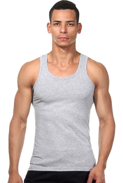 Darkzone Sporcu Dar Kesim Gri Erkek Atlet Dzn7203