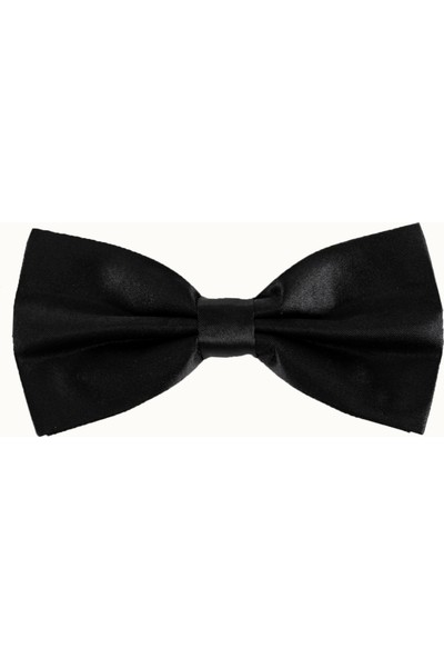 Zaim Aksesuar Erkek Siyah Saten Papyon Zaim Aksesuar Erkek Siyah Saten Papyon