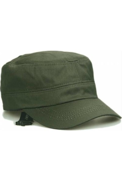 Modamarka-Shop Erkek Castro Şapka Kasket Haki Outdoor Stili Kep