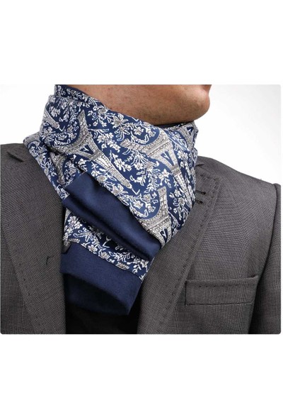 Exve Exclusive Lacivert Paris Eyfel Baskılı Atkı Exve Exclusive Lacivert Paris Eyfel Baskılı Atkı