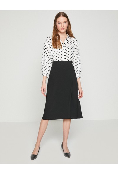 Koton Kadın Pile Detaylı Etek