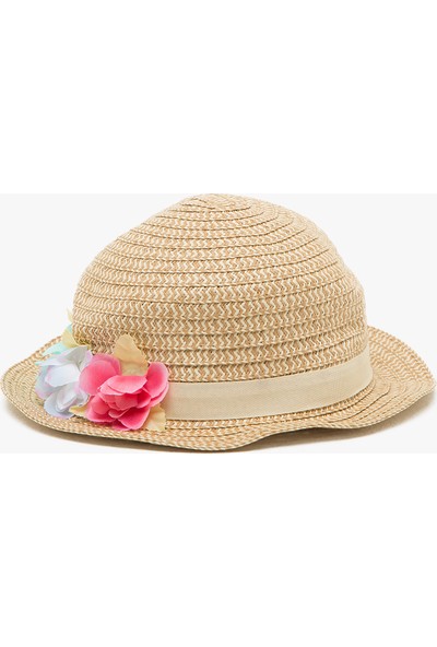Koton Kız Çocuk Çiçekli Şapka