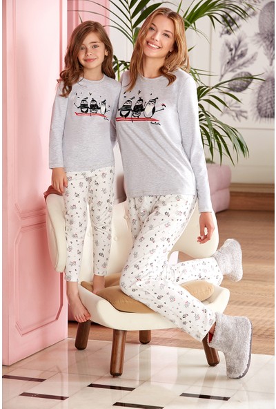 Pierre Cardin Genç Kız Pijama Takımı Karmelanj Pierre Cardin Genç Kız Pijama Takımı Karmelanj