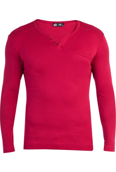 Kiğılı Bisiklet Yaka Tasarım Slim Fit Sweatshirt