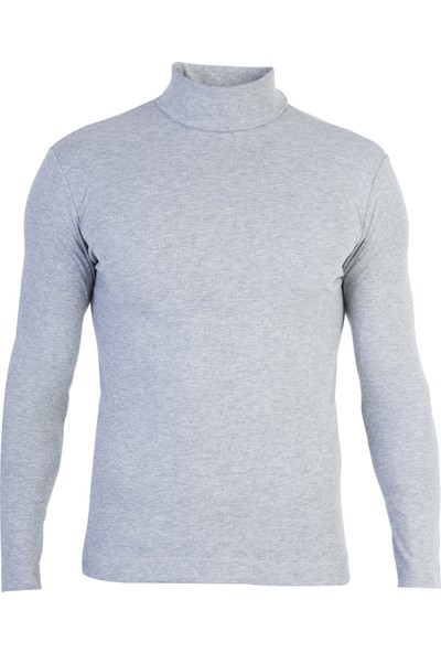 Kiğılı Balıkçı Yaka Düz Slim Fit Sweatshirt