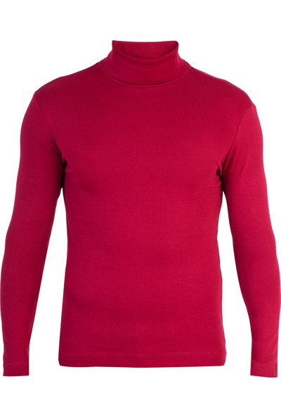 Kiğılı Balıkçı Yaka Düz Slim Fit Sweatshirt