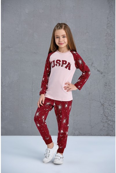U.S. Polo Assn. Genç Kız Pijama Takımı Pembe U.S. Polo Assn. Genç Kız Pijama Takımı Pembe