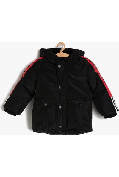 Koton Yazılı Baskılı Kaban