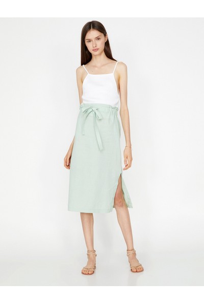 Koton Kadın Beli Bağlamalı Etek