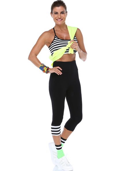 Fit21 Capri Tayt Siyah