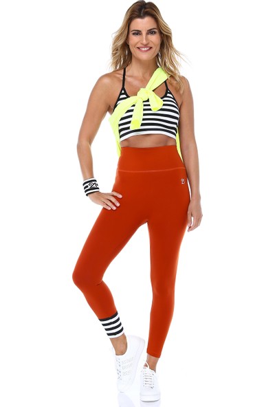 Fit21 Uzun Tayt Hardal