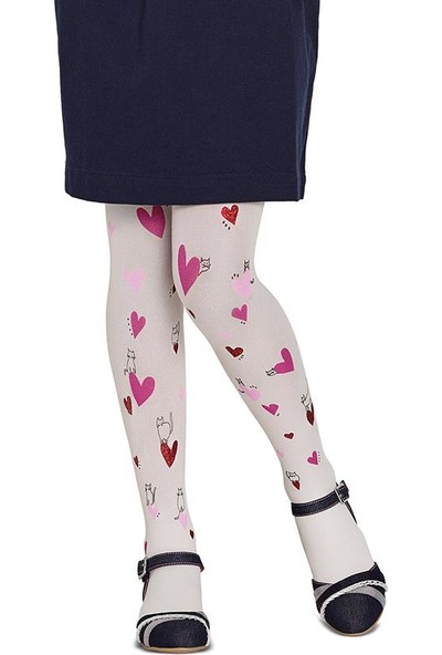 Penti Kız Çocuk Love Cat Külotlu Çorap