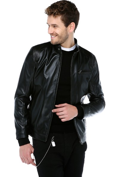 Dericlub E-178 Deri Erkek Mont