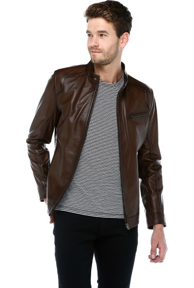 Dericlub E-178 Deri Erkek Mont