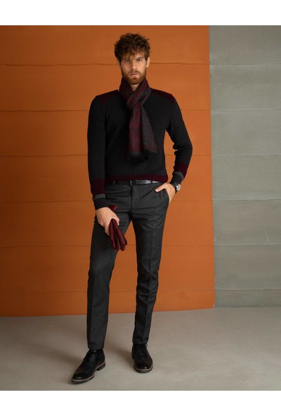 Pierre Cardin Kahverengi Ekstra Slim Fit Pantolon 50194585-VR029