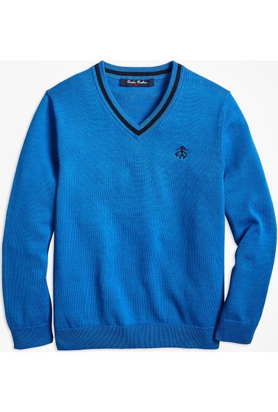 Brooks Brothers V Yaka Triko Kazak