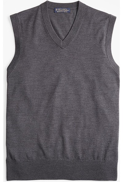 Brooks Brothers V Yaka Triko Süveter