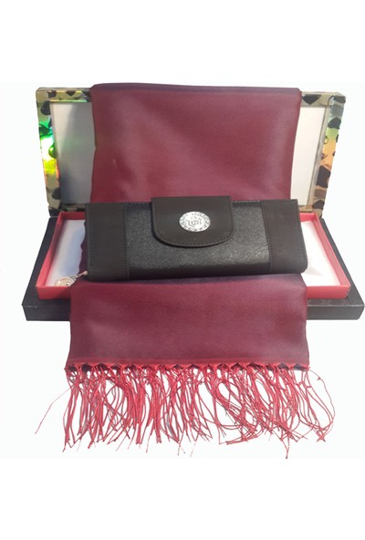 Şal- Kadın Cüzdan Hediye Seti