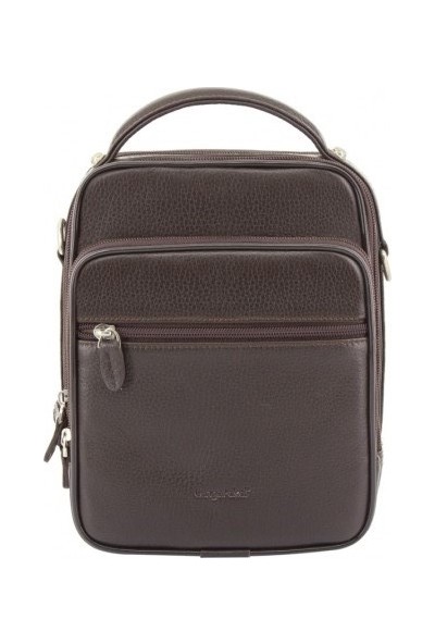 Cengiz Pakel Erkek Deri El Çantası 1726 Kahve