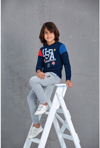Us Polo Assn Çocuk Erkek Eşofman Takım Lacivert