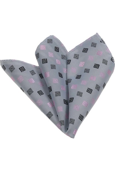 Exve Exclusive Gri Pembe Kareli Yaka Cep Mendili Exve Exclusive Gri Pembe Kareli Yaka Cep Mendili