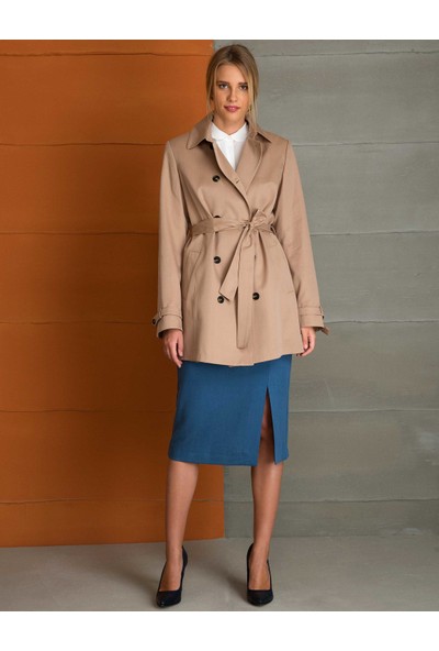 Pierre Cardin Kadın Kahverengi Mont 50198757-VR015