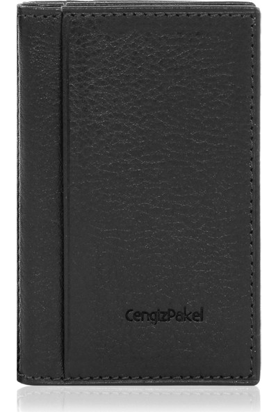 Cengiz Pakel Deri Kartlık 2305 - Siyah