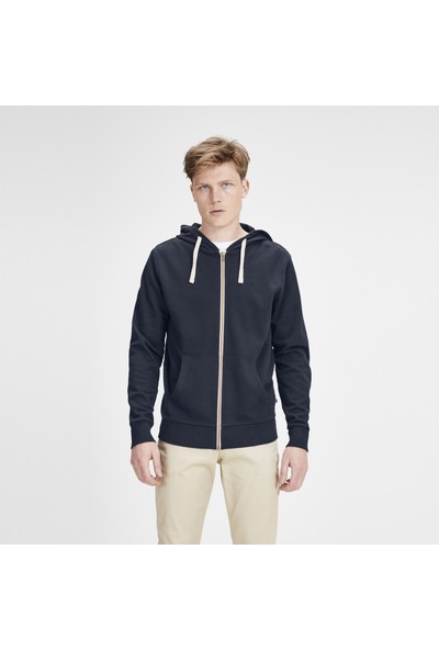 Jac k& Jones Jjeholmen Hood Noos Fermuarlı Erkek Sweatshirt 12136884 Jac k& Jones Jjeholmen Hood Noos Fermuarlı Erkek Sweatshirt 12136884