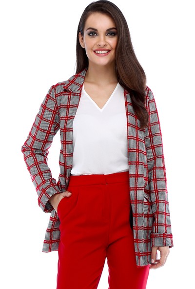 Koton Kadın Kareli Mont