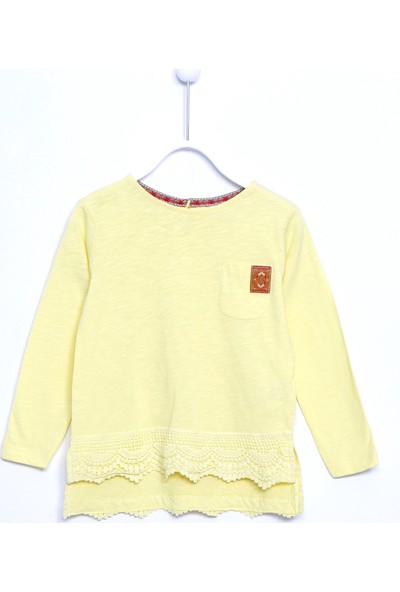 Silversun Kız Çocuk Örme Bisiklet Yakalı Bluz BK 210433